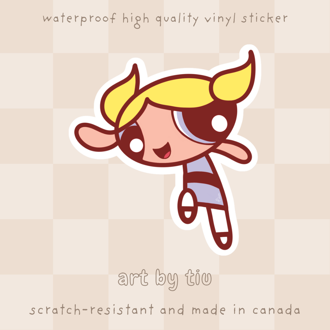 Cute Crime Fighter Sticker – Kinsfolk Shop